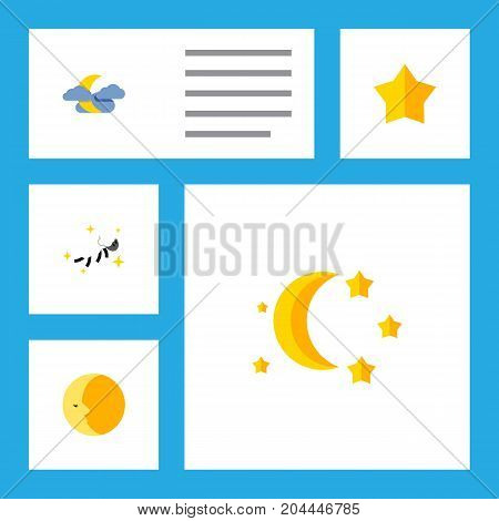 Flat Icon Midnight Vector & Photo (Free Trial) | Bigstock