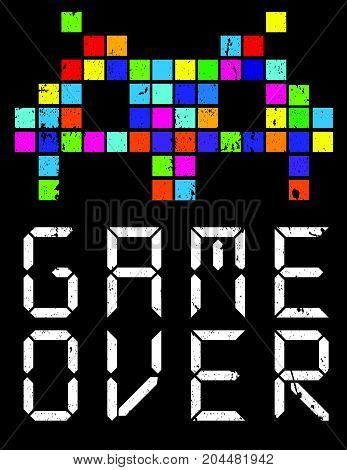 Game Over Cartoon Vector & Photo (Free Trial) | Bigstock