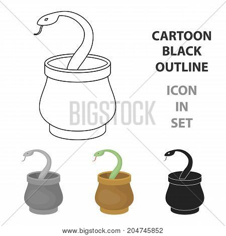 Snake Basket Icon Vector & Photo (Free Trial) | Bigstock