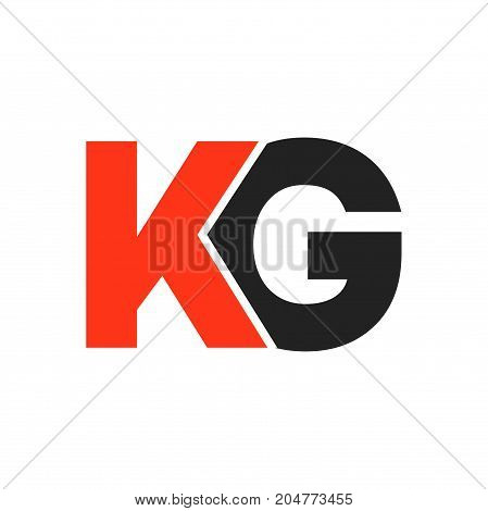 Kg Initial Logo Vector & Photo (Free Trial) | Bigstock