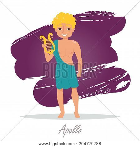 Apollo. Greek Gods. Vector & Photo (Free Trial) | Bigstock