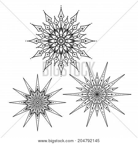 Set Stars Decorative Vector & Photo (Free Trial) | Bigstock