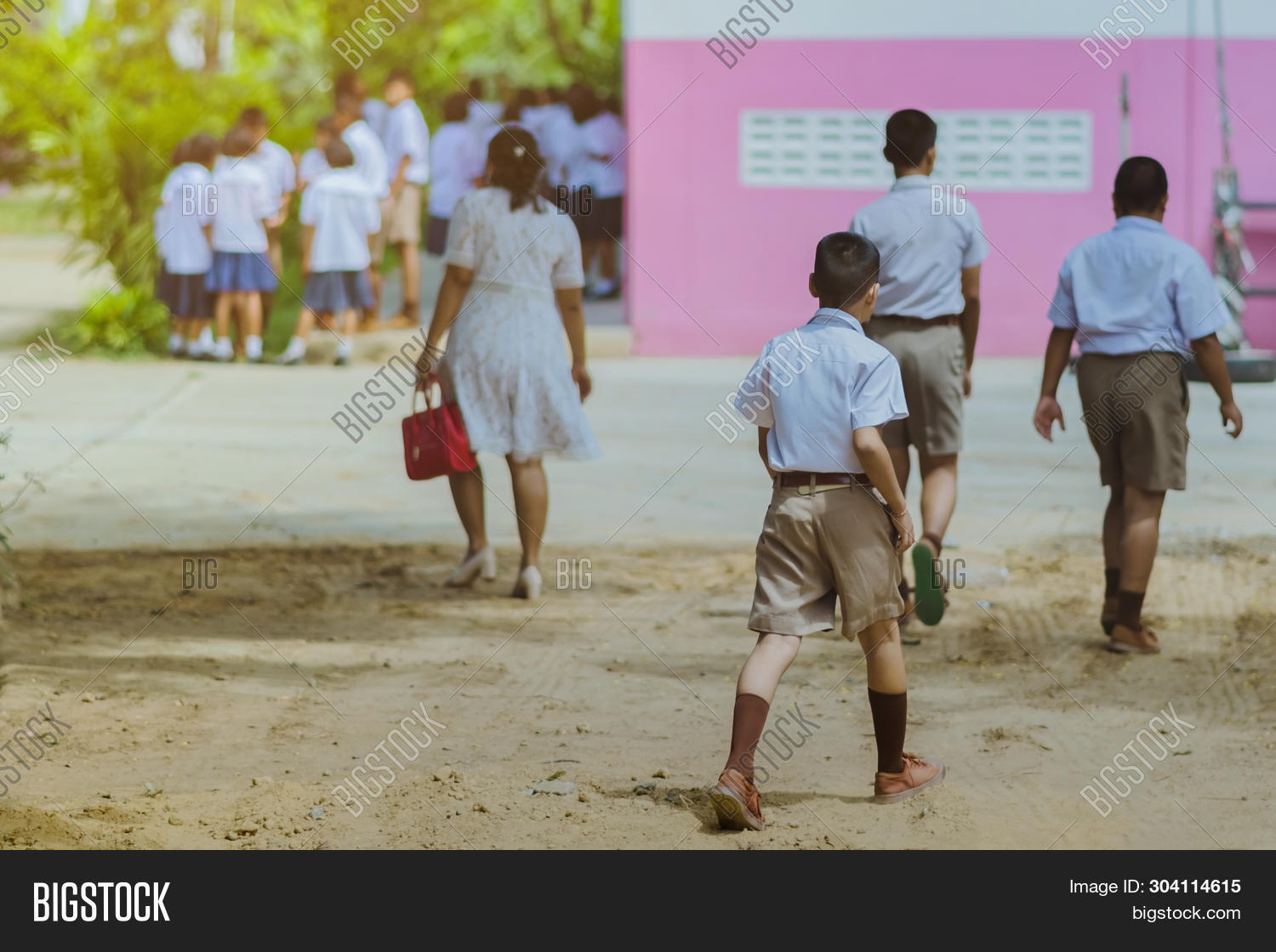 Back View Teacher Image & Photo (Free Trial) | Bigstock