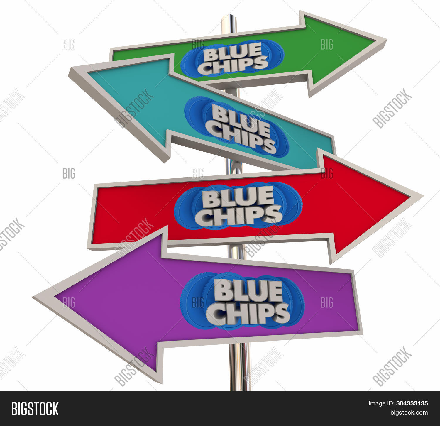 Blue Chips Top Image & Photo (Free Trial) | Bigstock