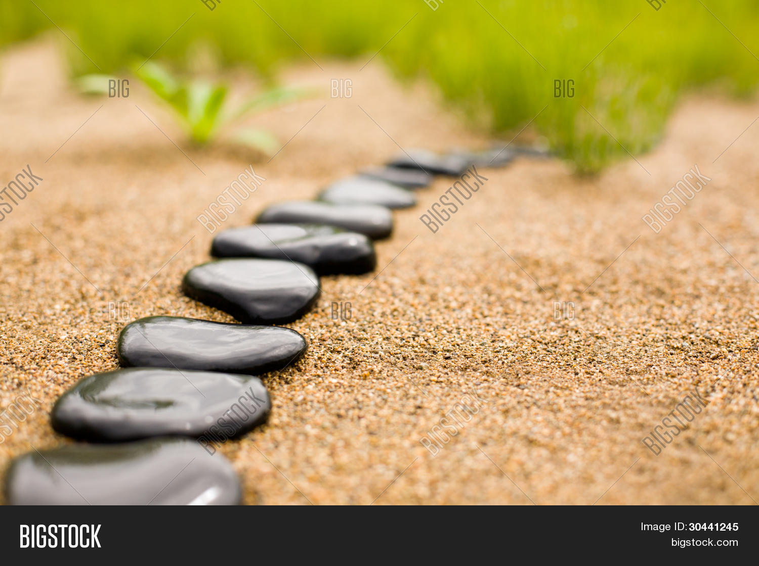 Abstract Stone Path On Image & Photo (Free Trial) | Bigstock