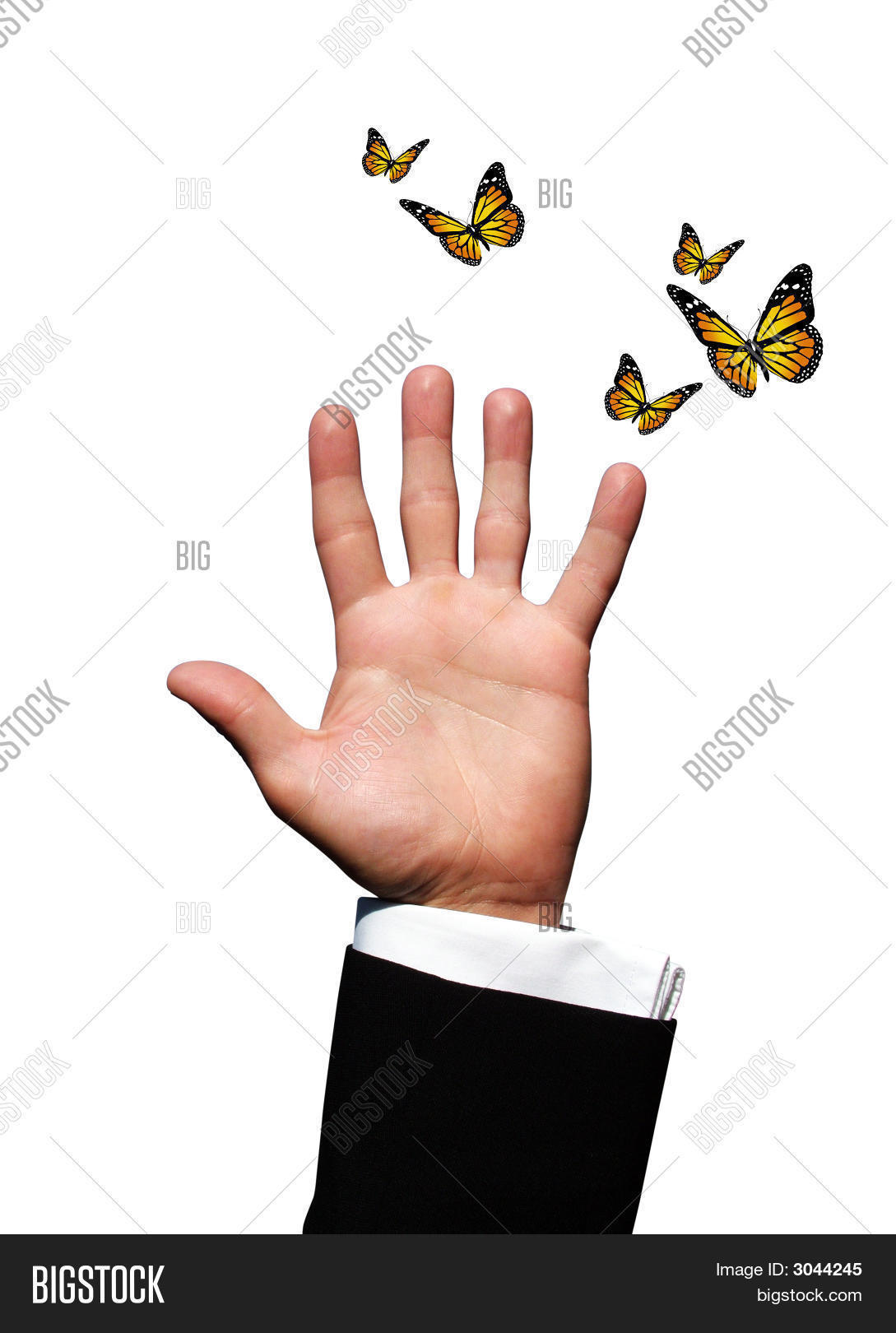 Hand Butterflies Image & Photo (Free Trial) | Bigstock