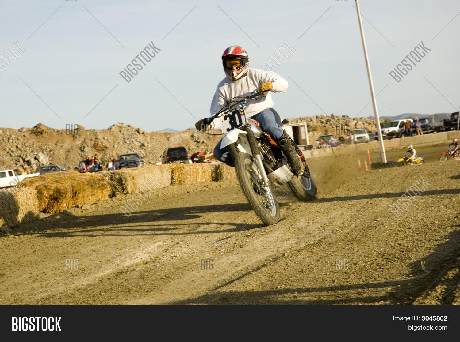 Dirt Bike Racer Image & Photo (Free Trial) | Bigstock