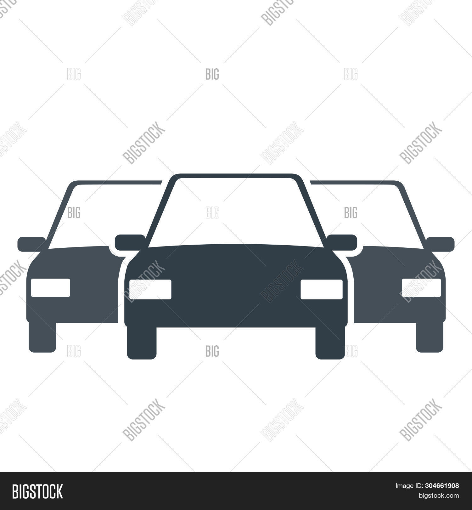 Car Fleet Icon. Image & Photo (Free Trial) | Bigstock