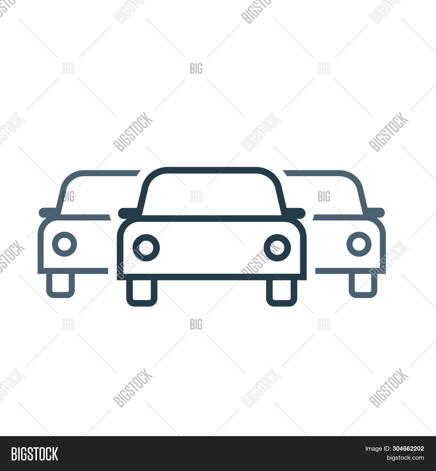 Car Fleet Icon. Image & Photo (Free Trial) | Bigstock