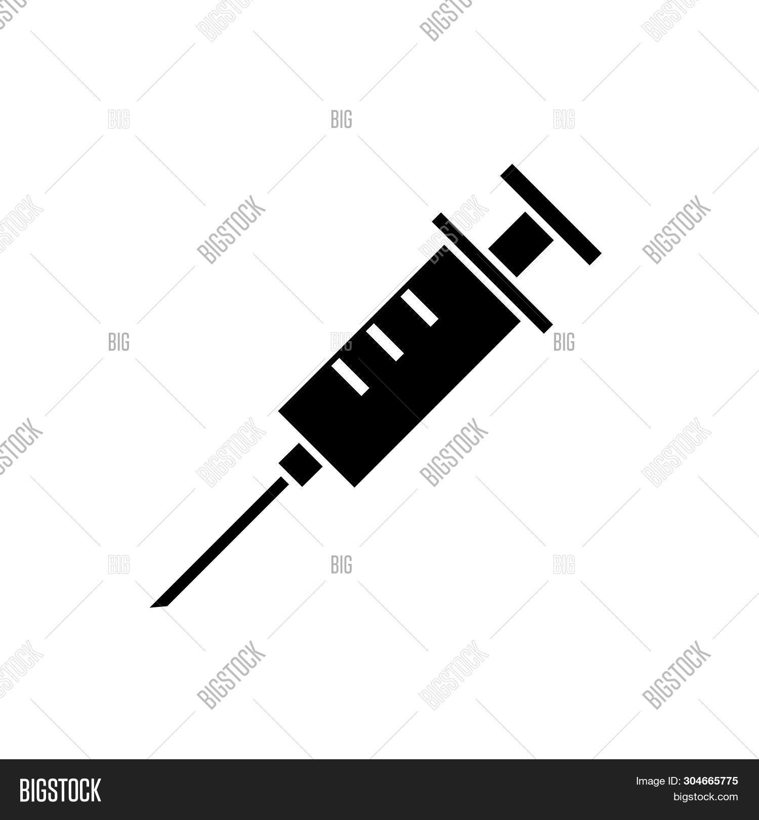 Syringe Silhouette Image & Photo (Free Trial) | Bigstock