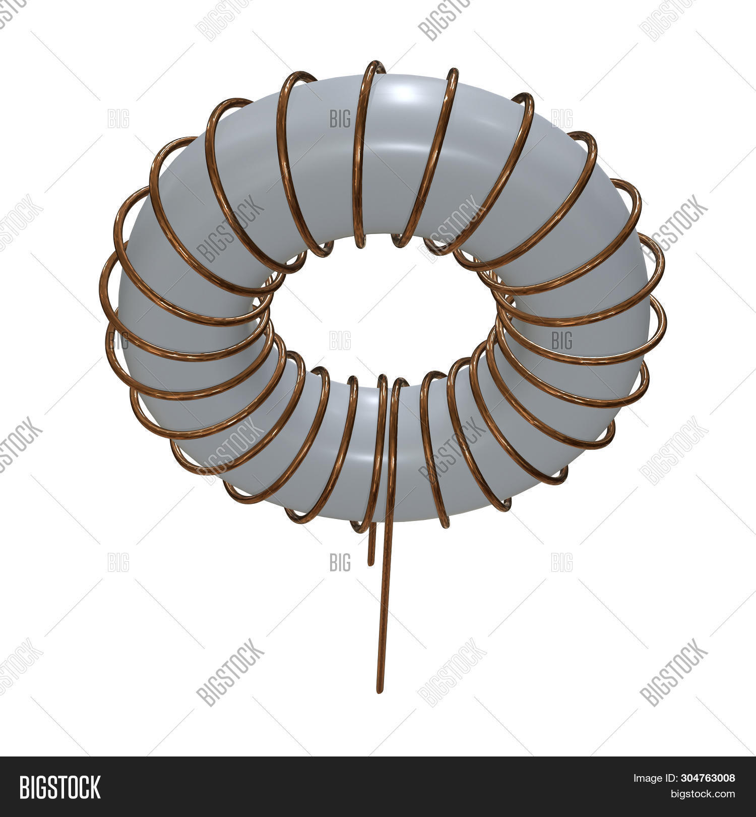 Toroidal Coil Inductor Image & Photo (Free Trial) | Bigstock