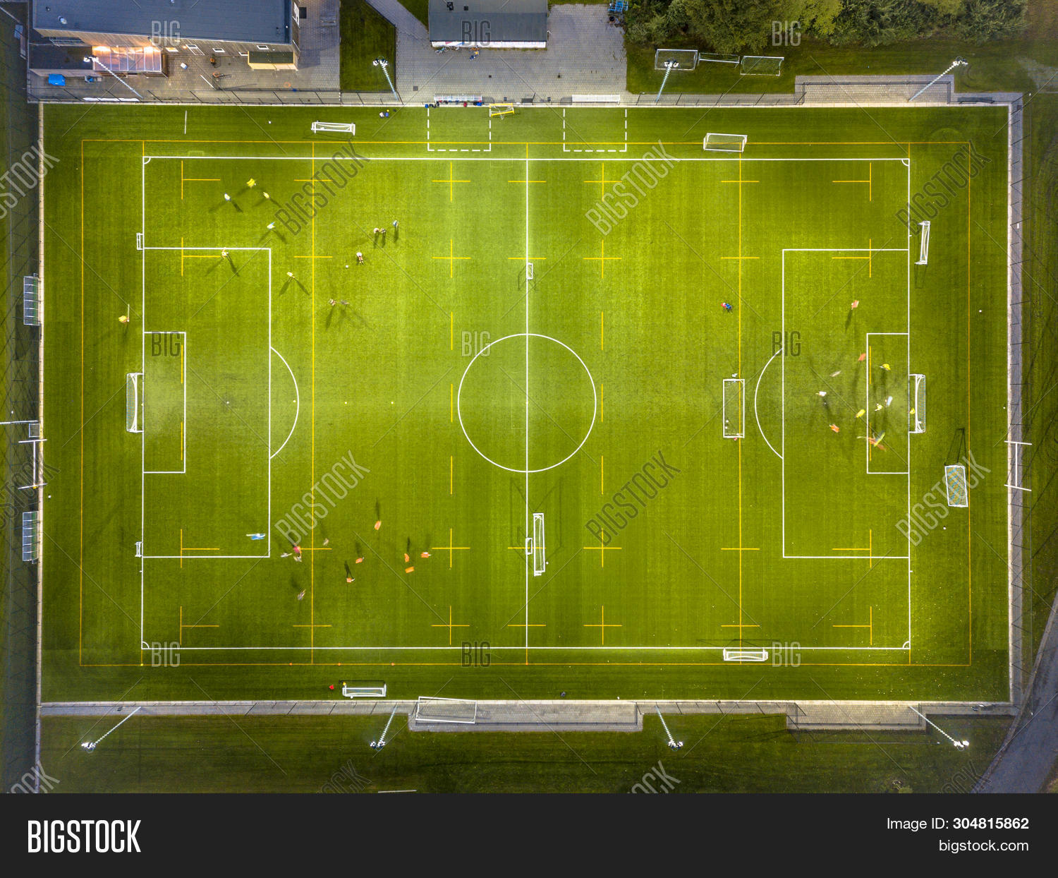 Aerial View Soccer Image & Photo (Free Trial) | Bigstock