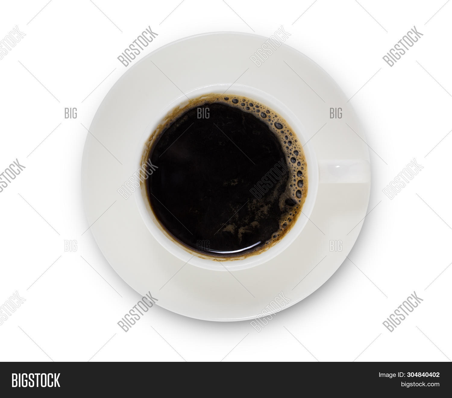 Coffee Cup Top View Image & Photo (Free Trial) | Bigstock