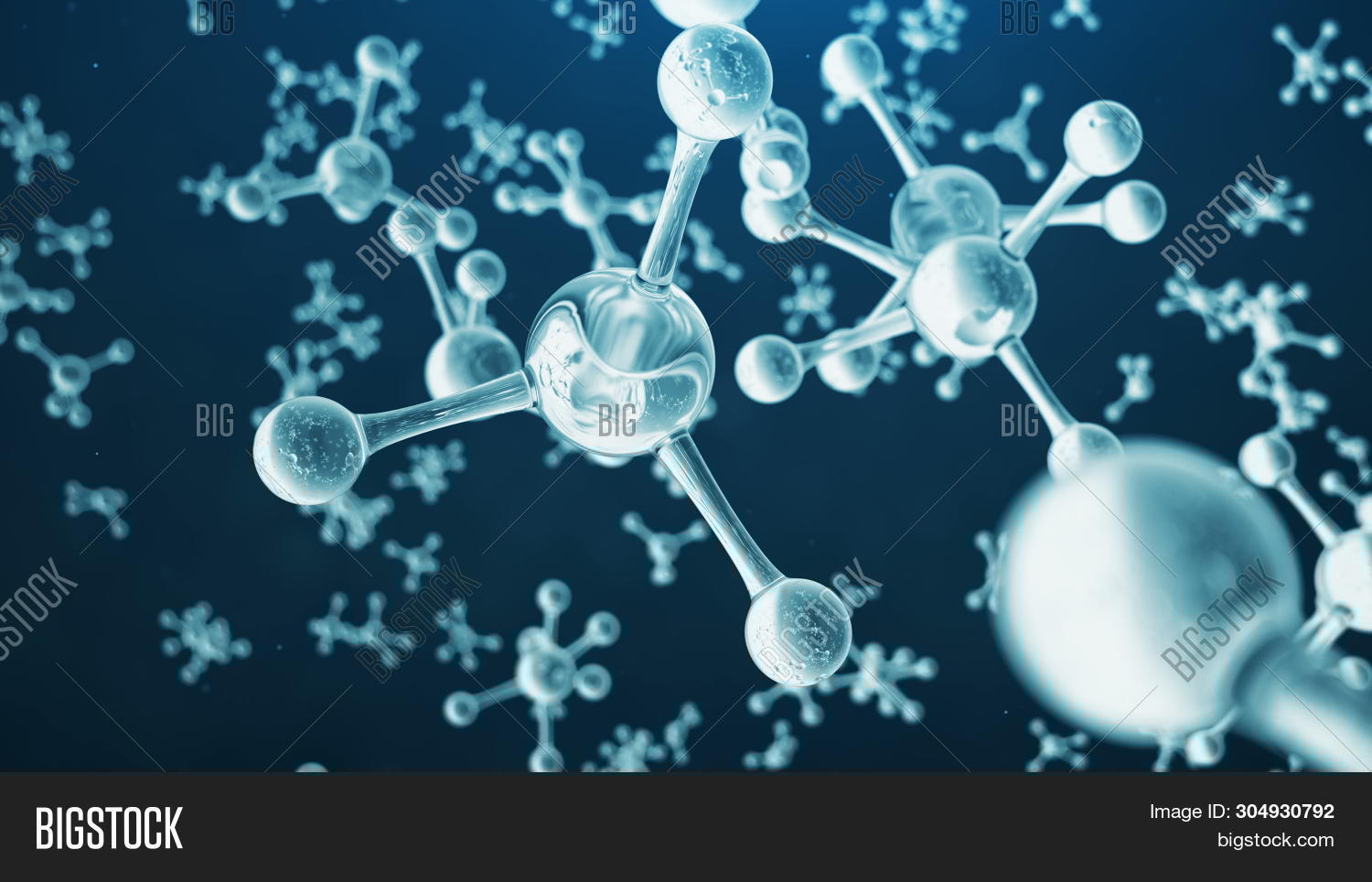 3d Rendering Molecule Image & Photo (Free Trial) | Bigstock