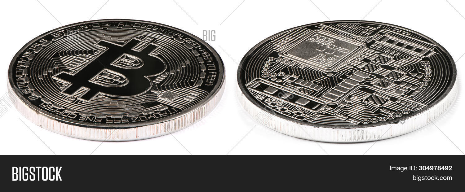 Silver Bitcoin Image & Photo (Free Trial) | Bigstock