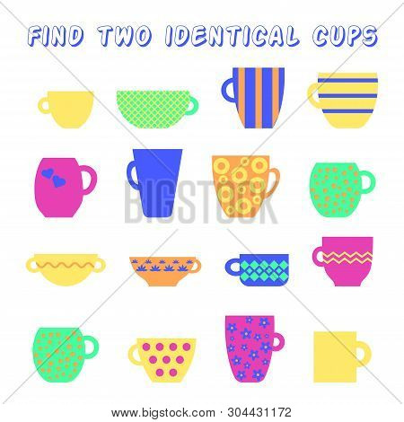 Find Identical Cups Vector & Photo (Free Trial) | Bigstock