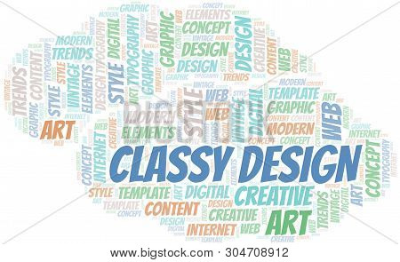 Classy Design Word Vector & Photo (Free Trial) | Bigstock