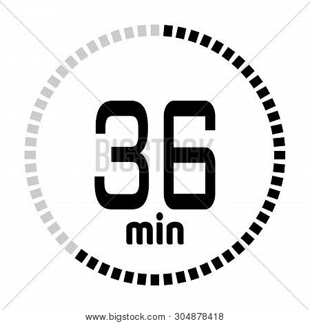 36 Minutes Countdown Vector & Photo (Free Trial) | Bigstock