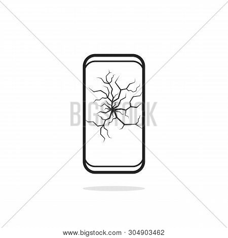 Linear Broken Cracked Vector & Photo (Free Trial) | Bigstock