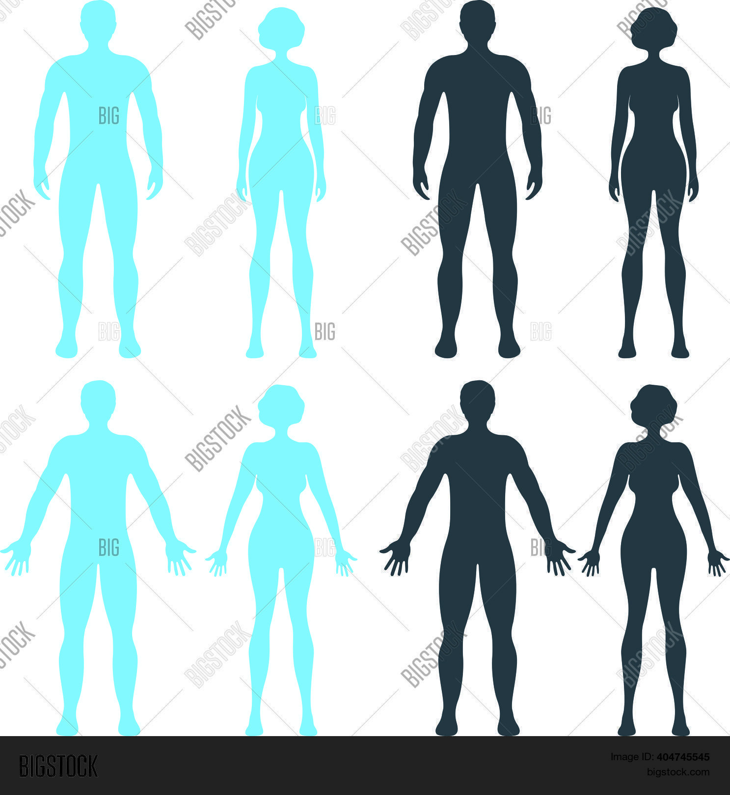 Female Human Body Silhouette