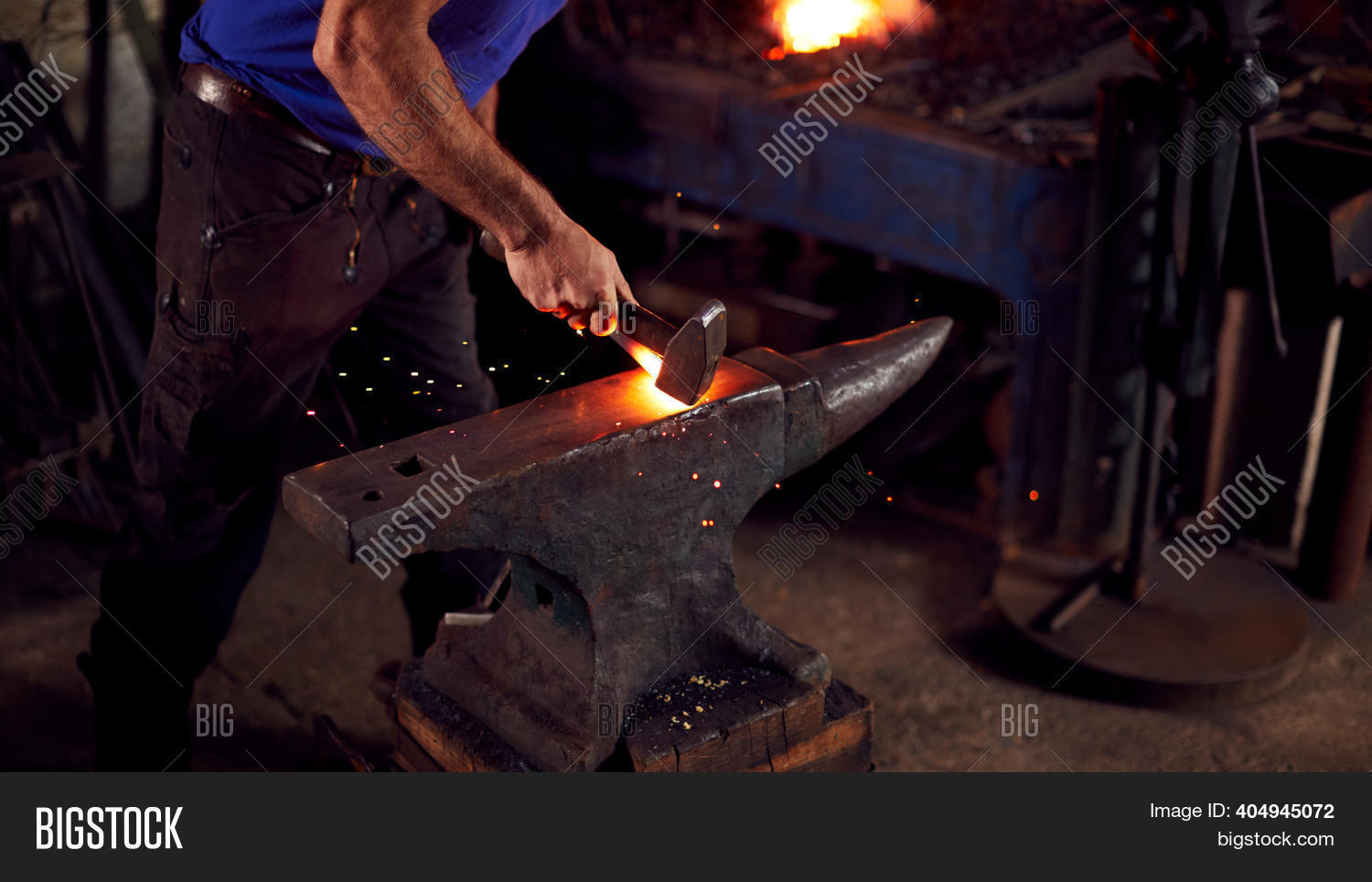 Close Male Blacksmith Image & Photo (Free Trial) | Bigstock