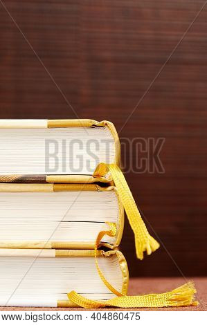 Vertical Stack Books Image & Photo (Free Trial) | Bigstock