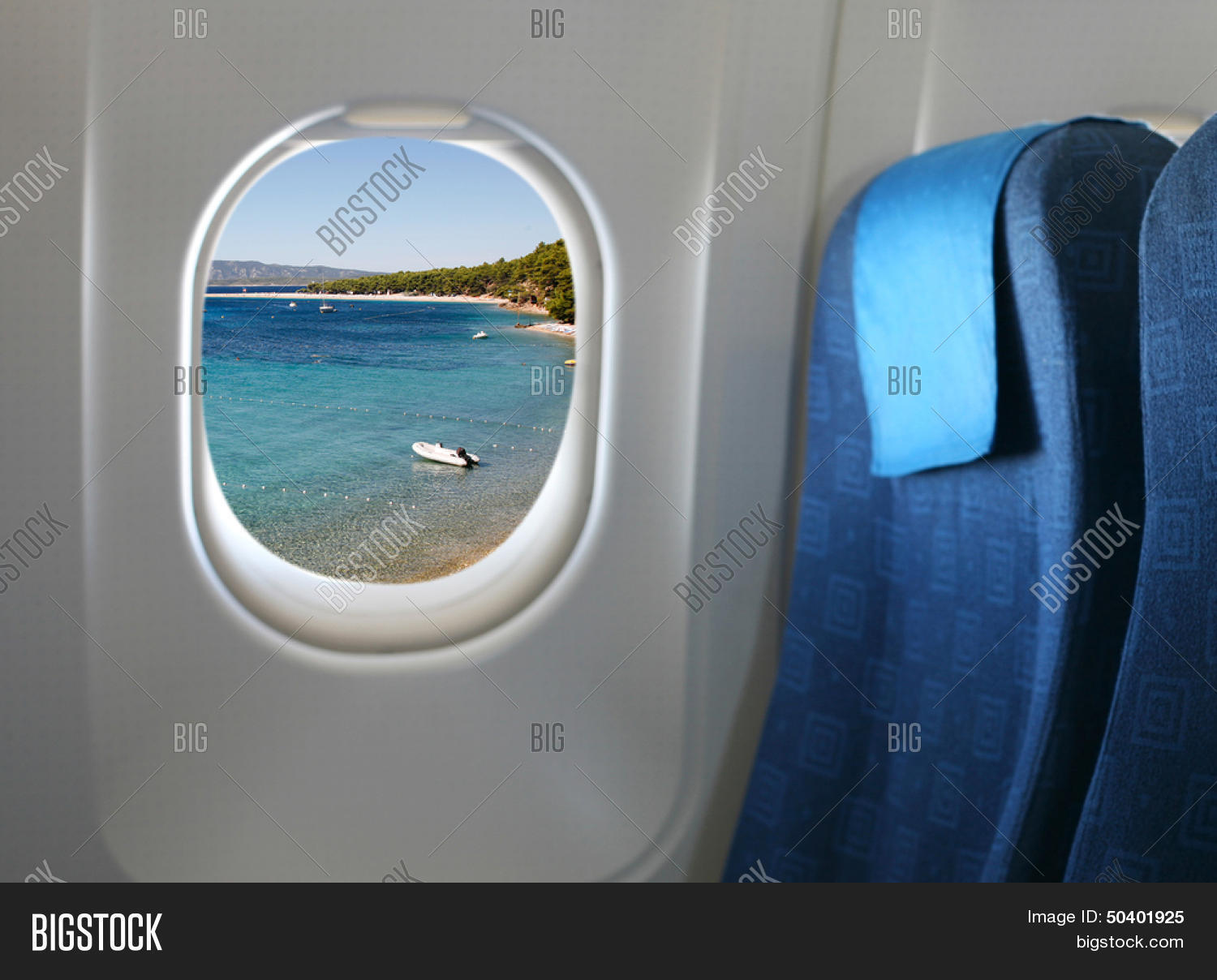 Airplane Seat Window Image & Photo (Free Trial) | Bigstock