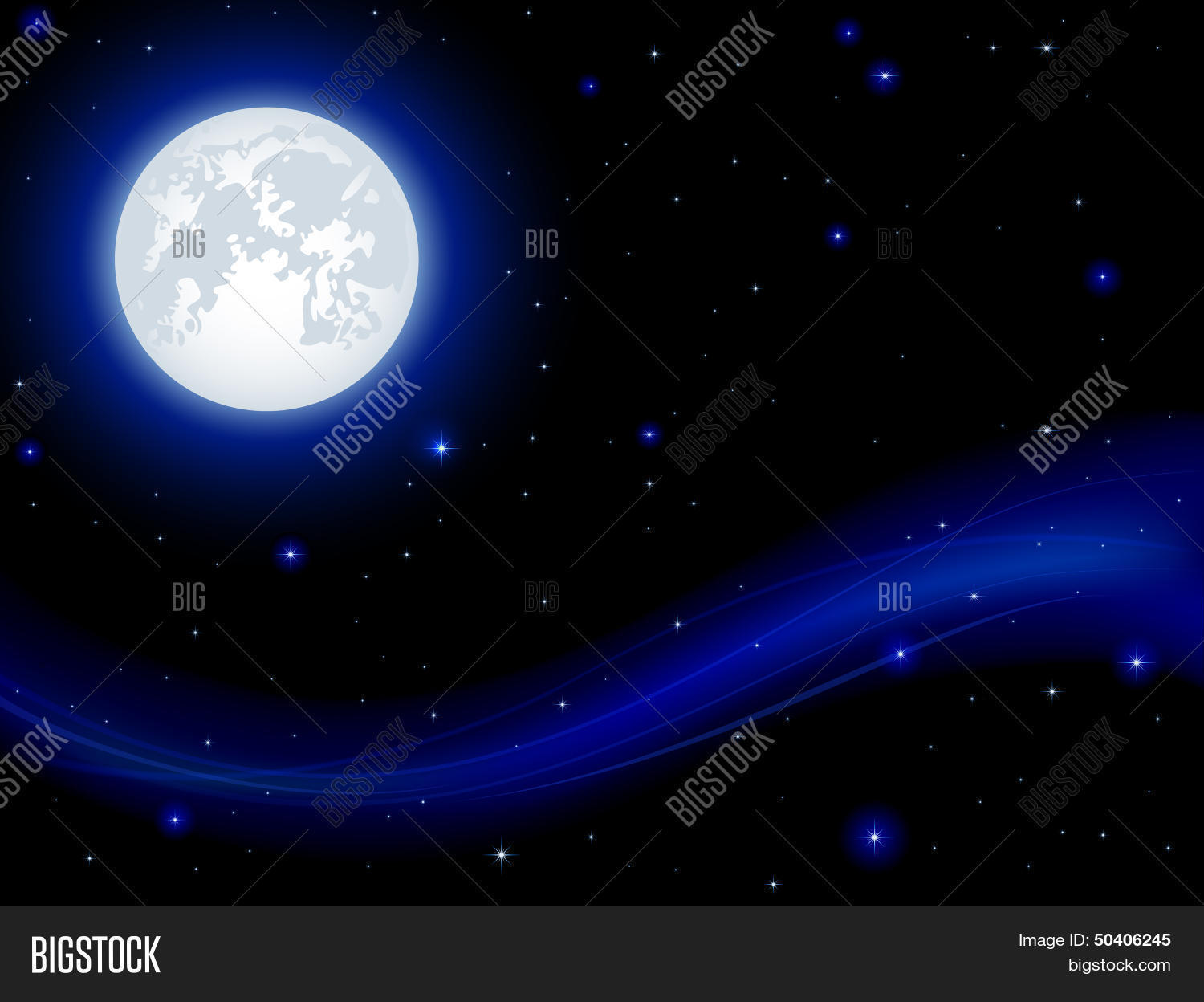 Night Background Vector & Photo (Free Trial) | Bigstock