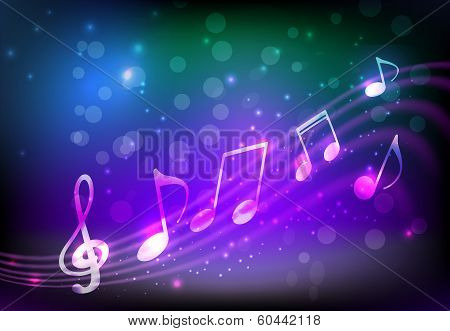 Blue Abstract Music Vector & Photo (Free Trial) | Bigstock