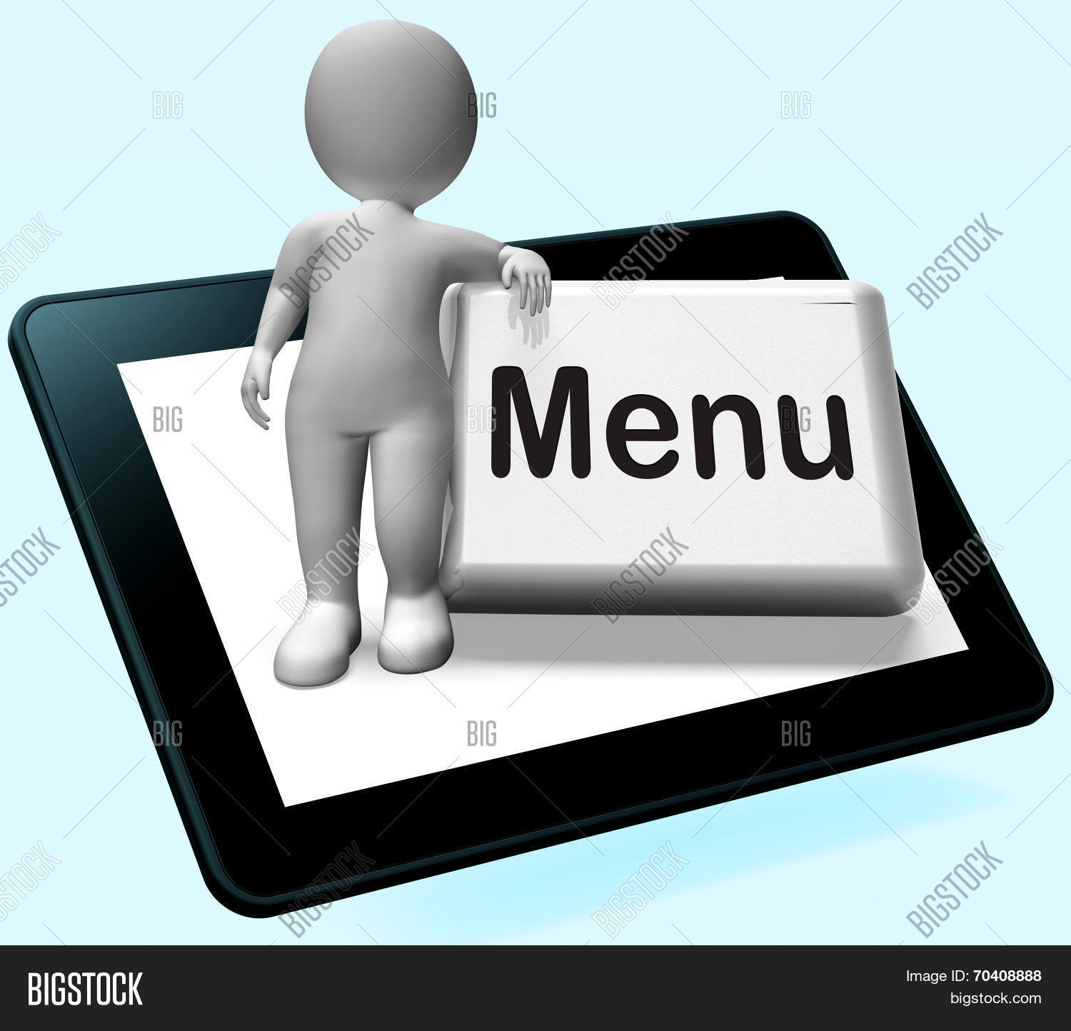 Menu Button Character Image & Photo (Free Trial) | Bigstock