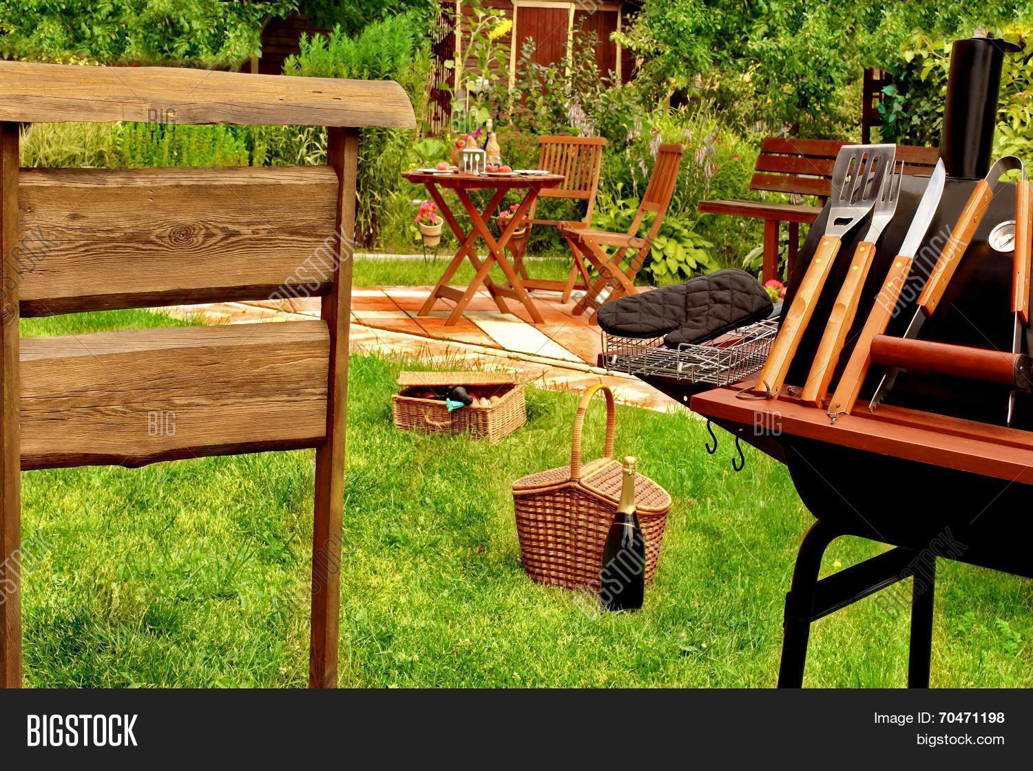 Bbq Grill Scene Image & Photo (Free Trial) | Bigstock