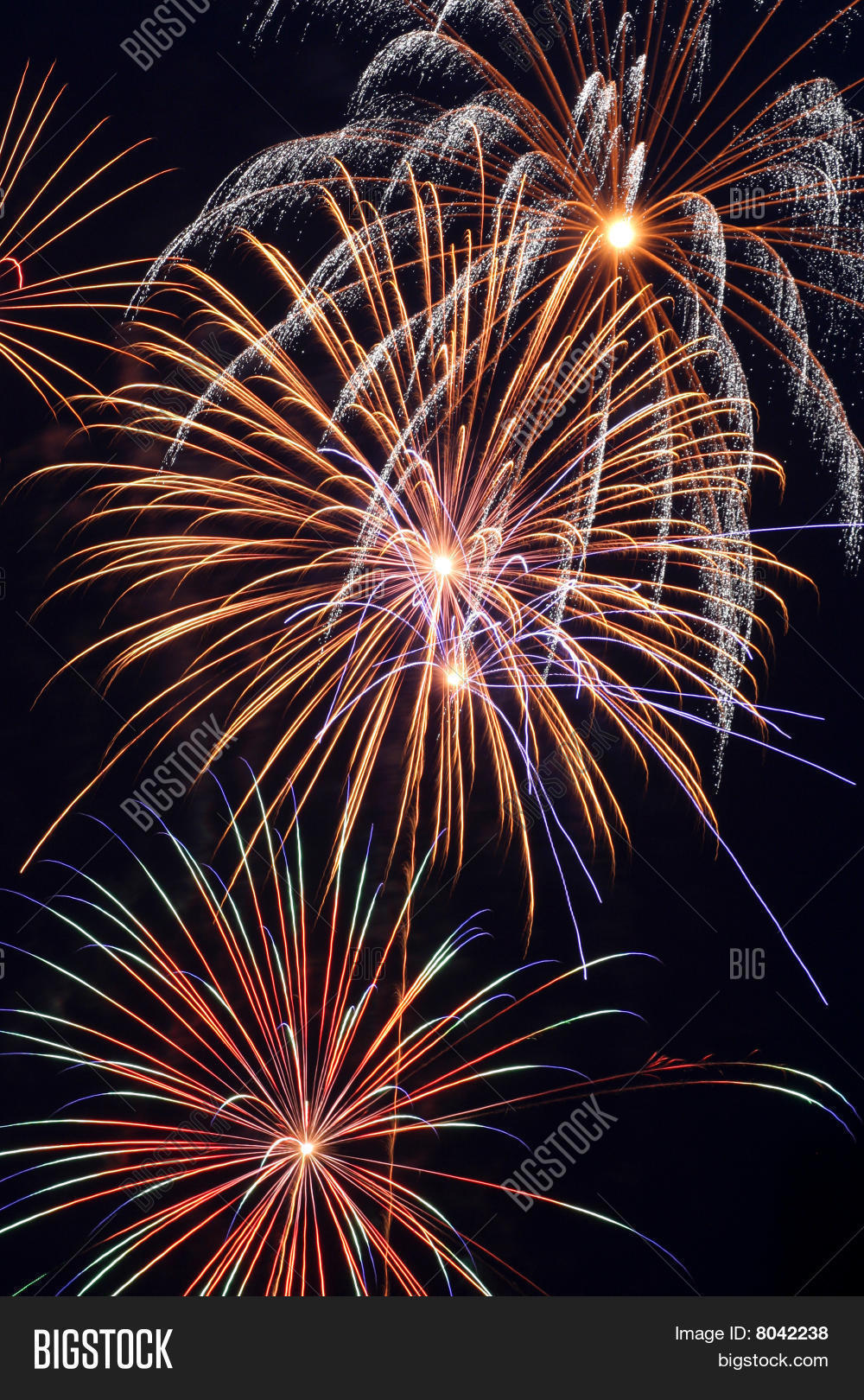 Multiple Firework Image & Photo (Free Trial) | Bigstock