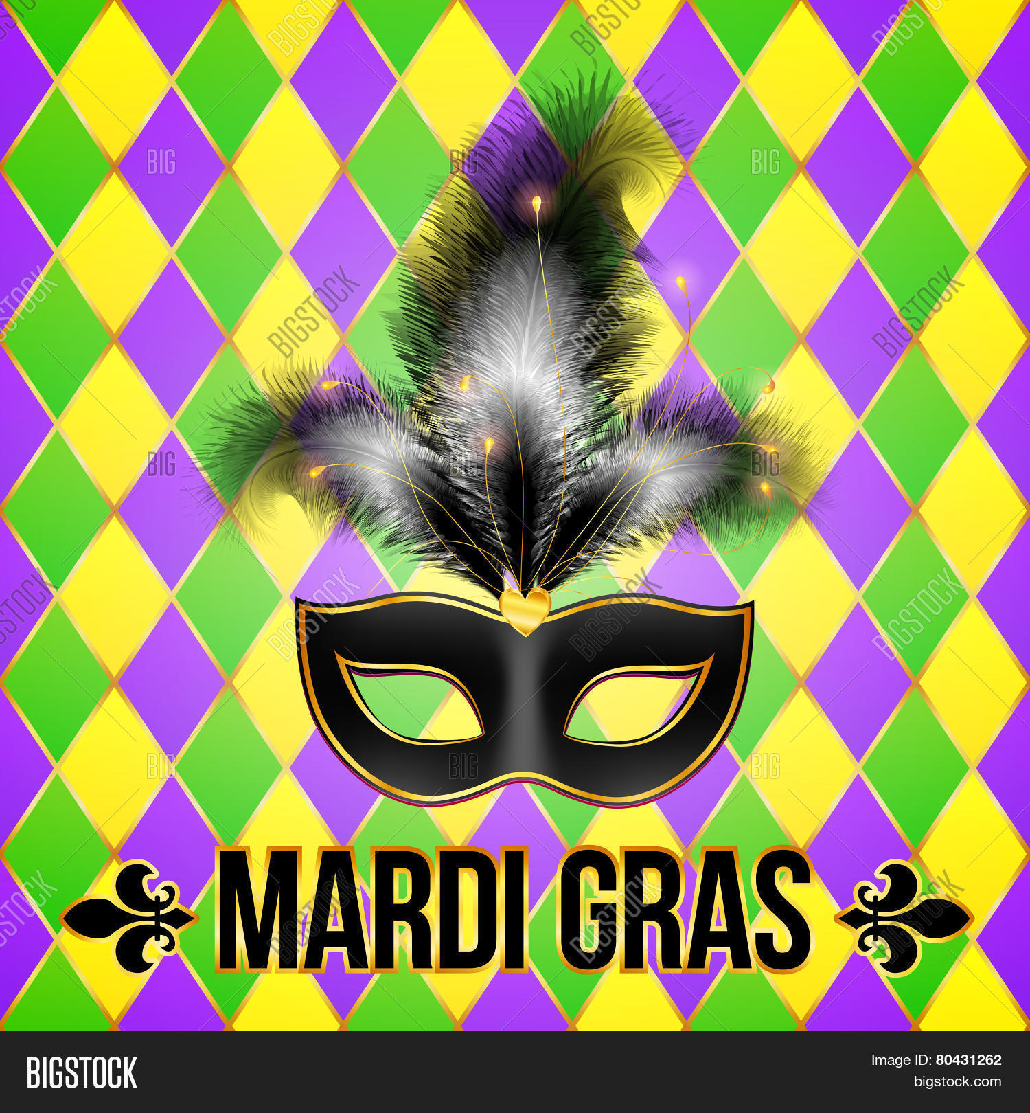 Black Mardi Gras Mask Vector & Photo (Free Trial) | Bigstock
