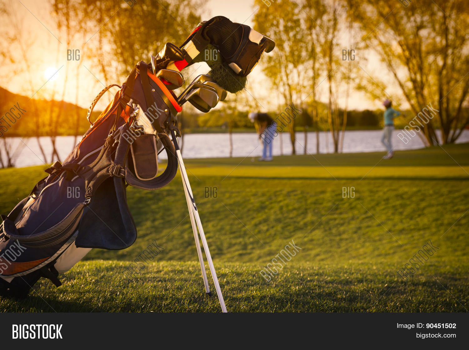 Close Golf Bag Two Image & Photo (Free Trial) | Bigstock