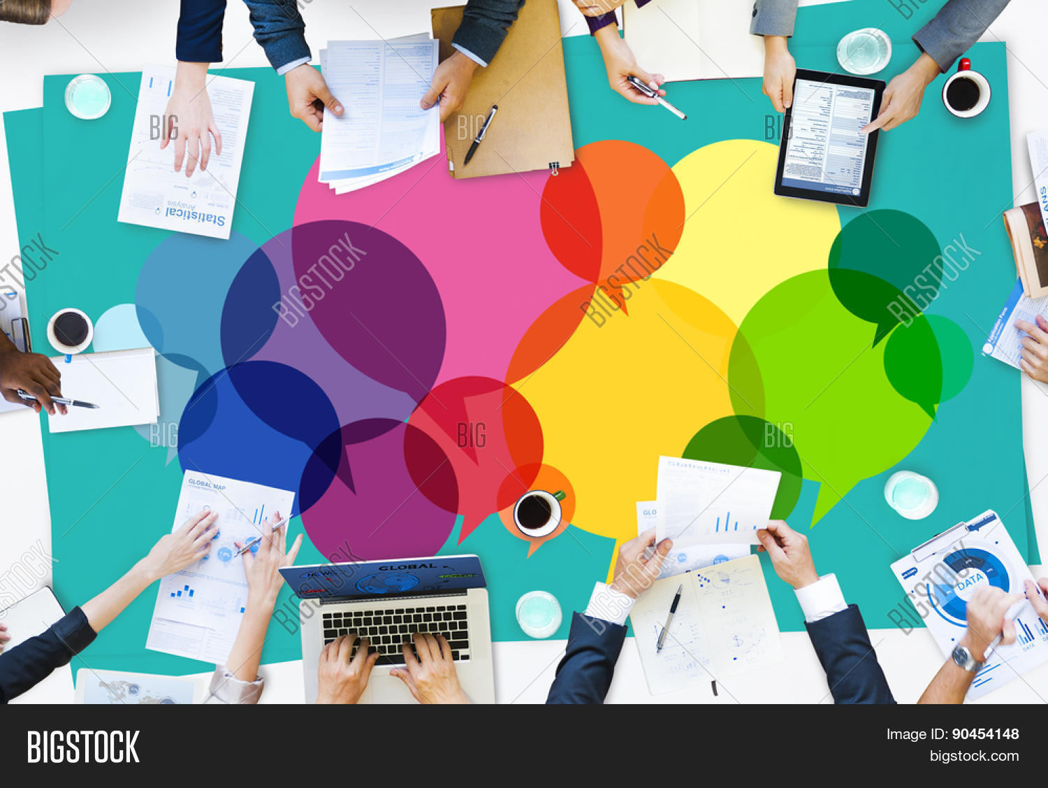 Speech Bubbles Message Image & Photo (Free Trial) | Bigstock