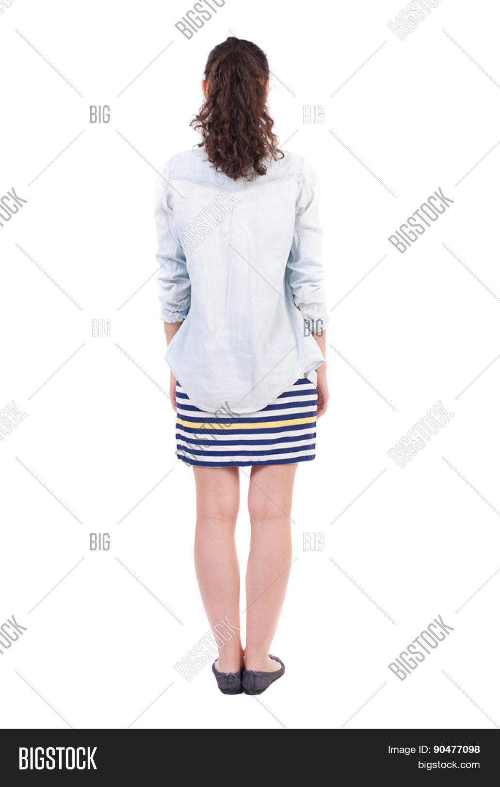 Back View Standing Image & Photo (Free Trial) | Bigstock