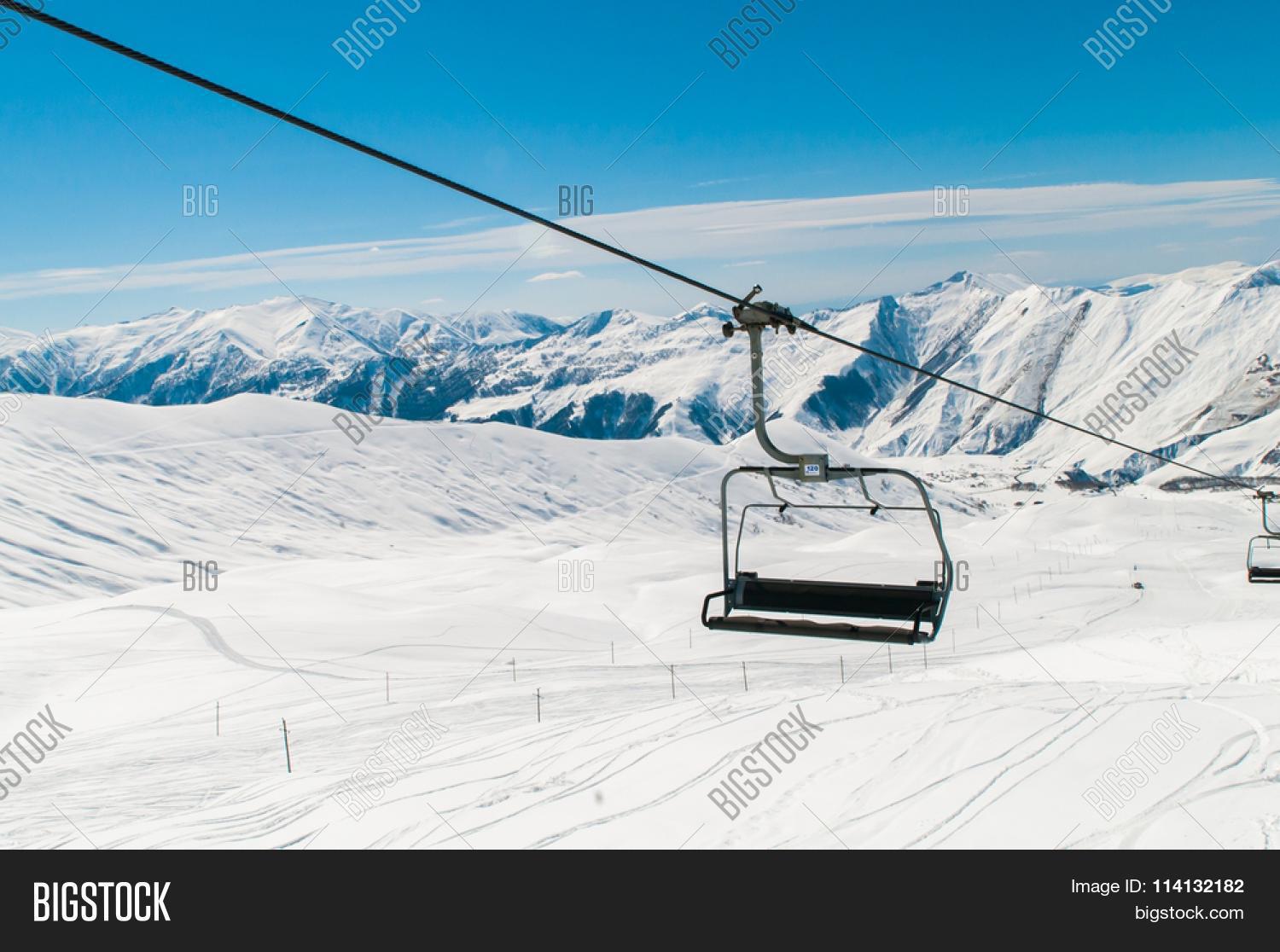 Skilift On Ski Resort Image & Photo (Free Trial) | Bigstock