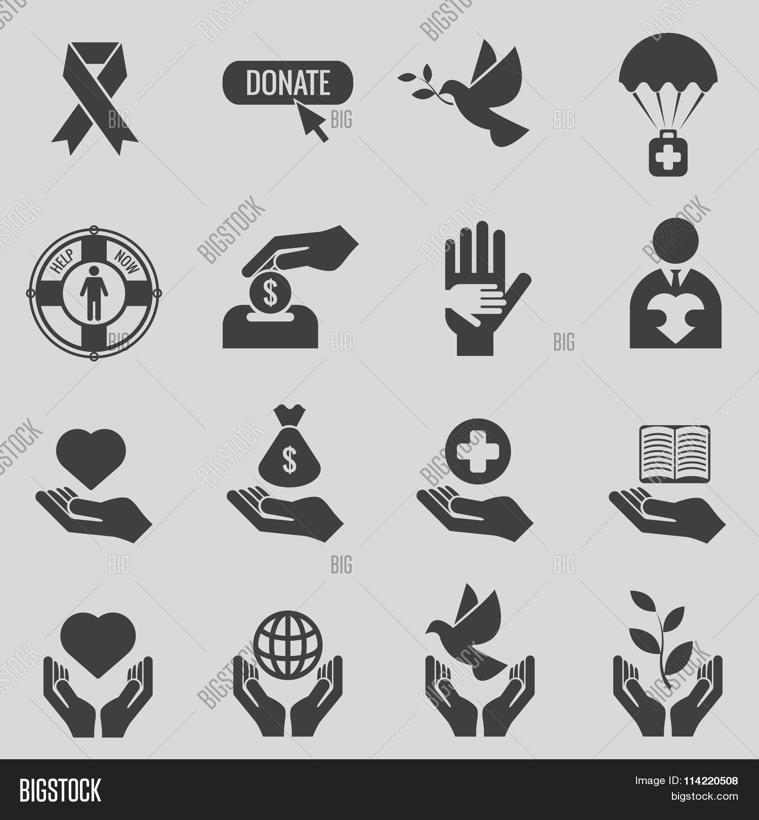 Charity Donation Vector & Photo (Free Trial) | Bigstock