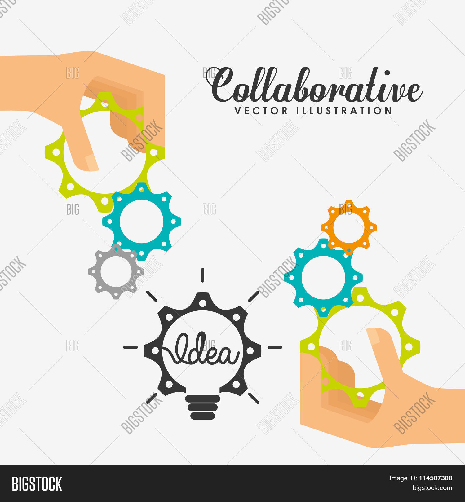Collaborative Concept Vector & Photo (Free Trial) | Bigstock