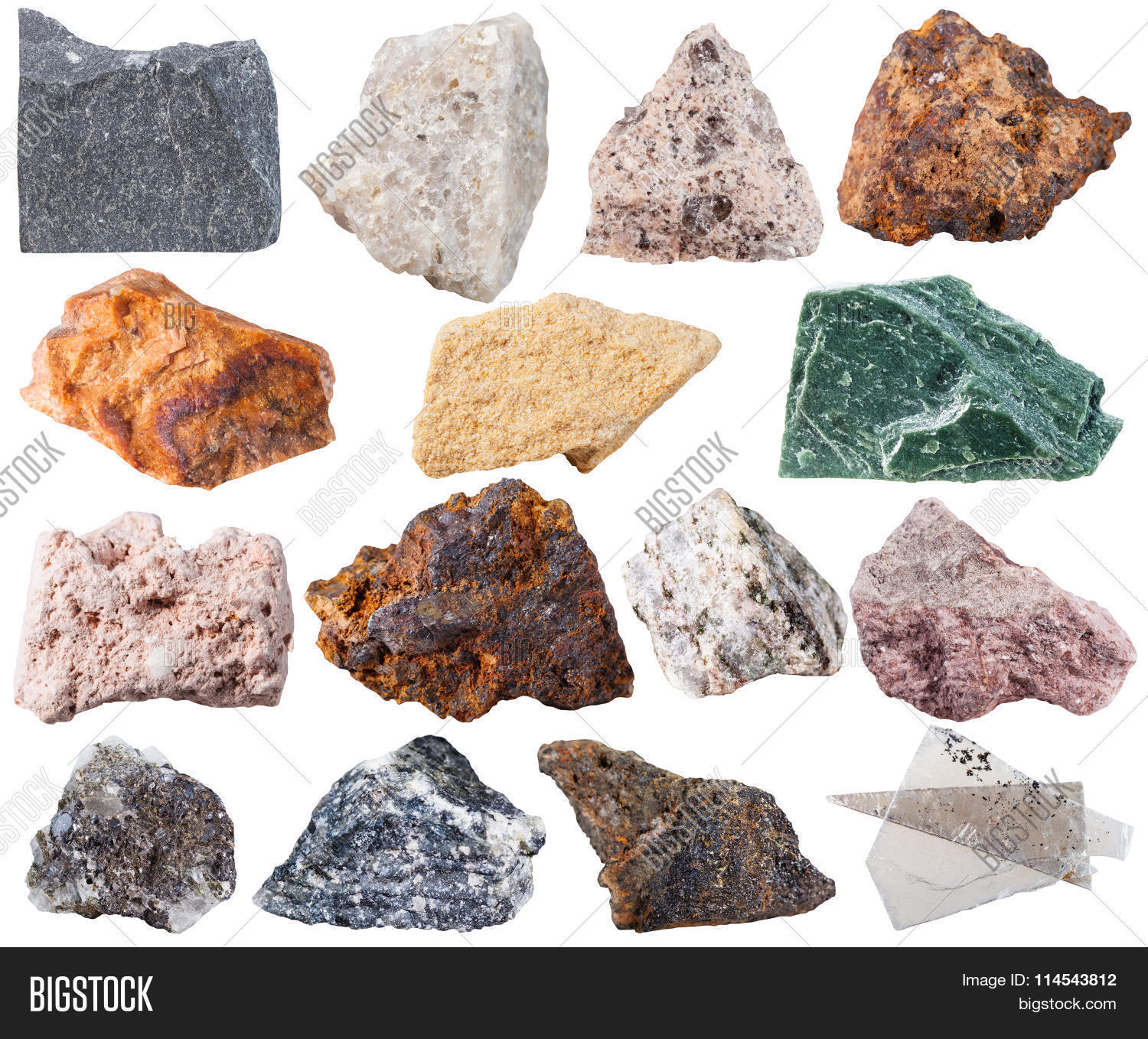 Set 15 Mineral Stones Image & Photo (Free Trial) | Bigstock