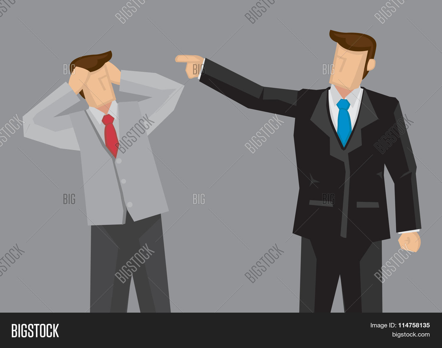Employee Gets Scolded Vector & Photo (Free Trial) | Bigstock