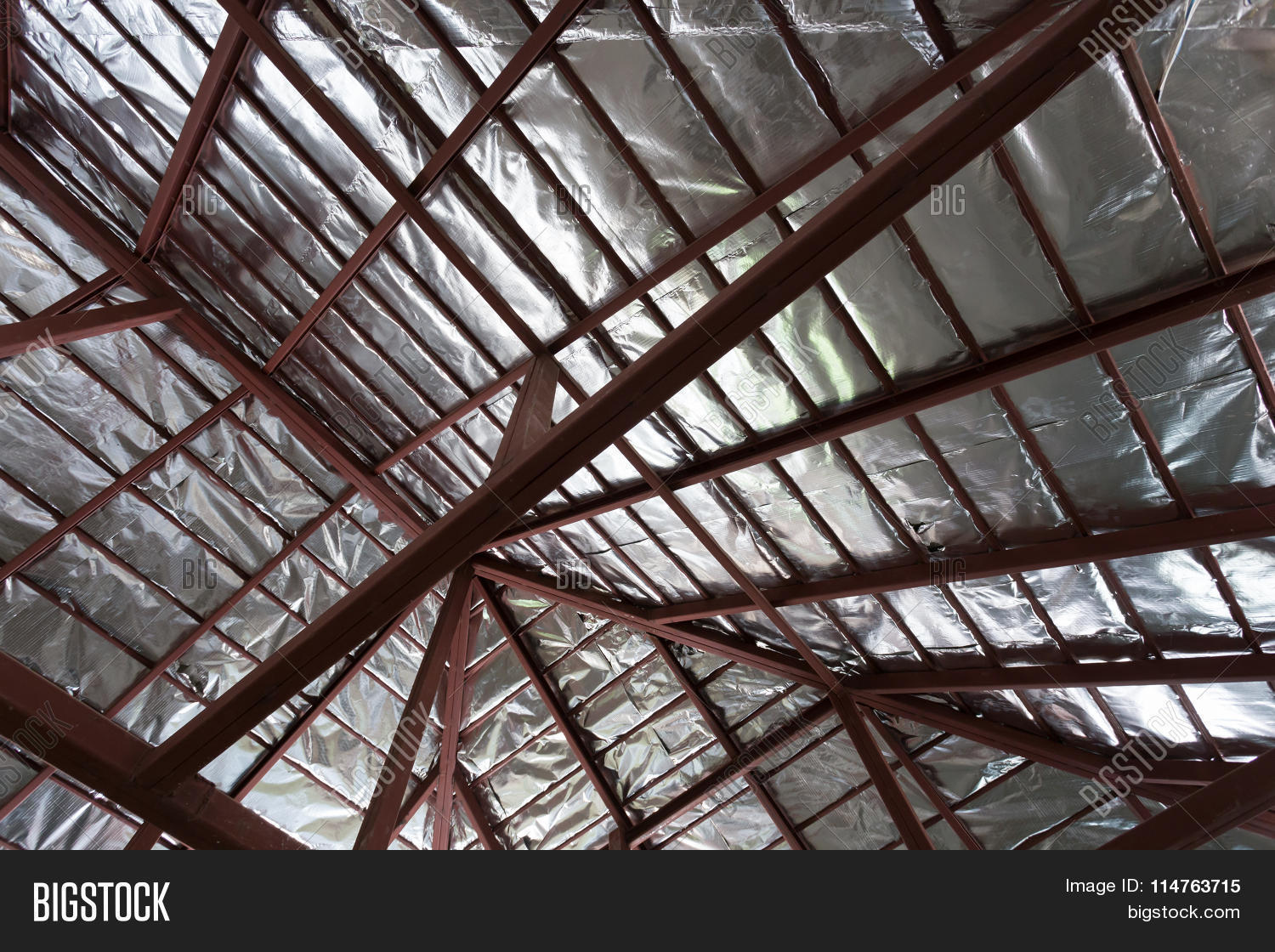 Roof Steel Beam Silver Image & Photo (Free Trial) | Bigstock