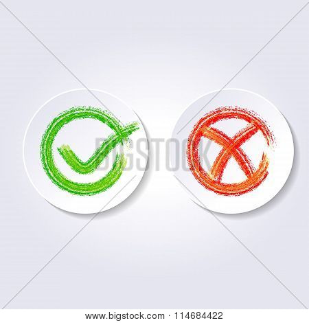Check Mark Labels On Vector & Photo (Free Trial) | Bigstock