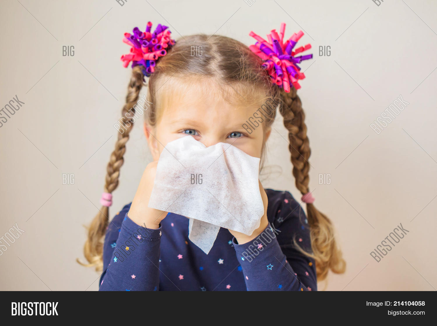 Little Girl Has Runny Image & Photo (Free Trial) | Bigstock