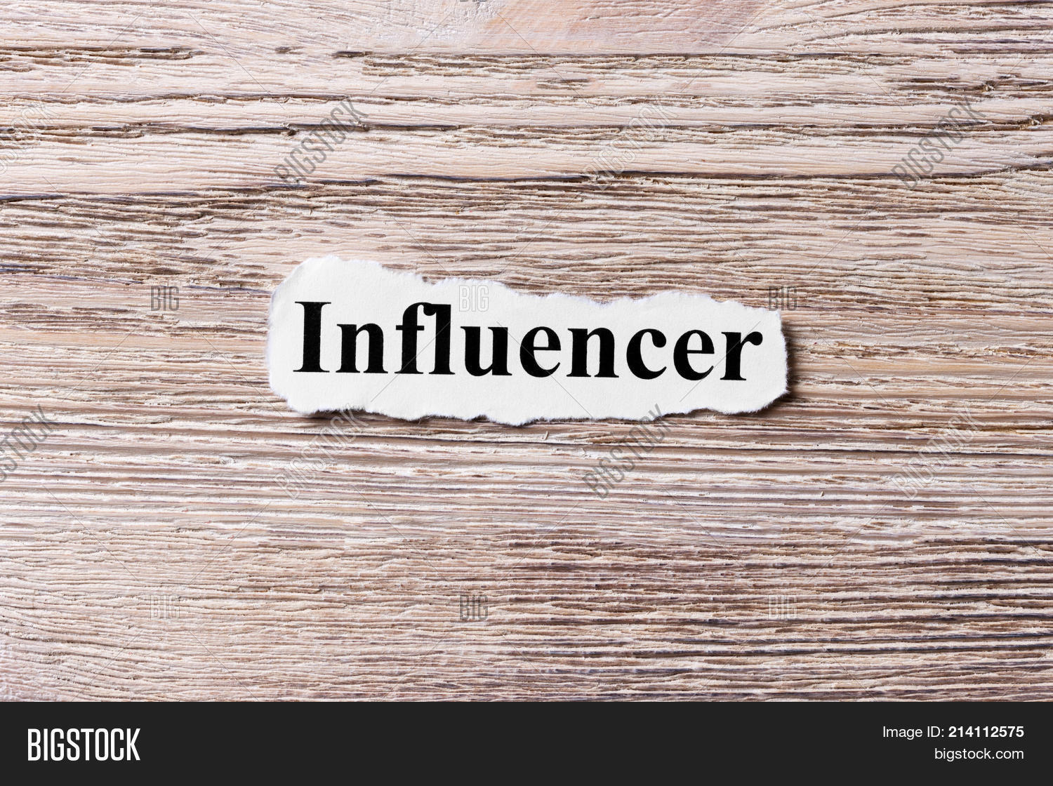 Influencer Word On Image & Photo (Free Trial) | Bigstock