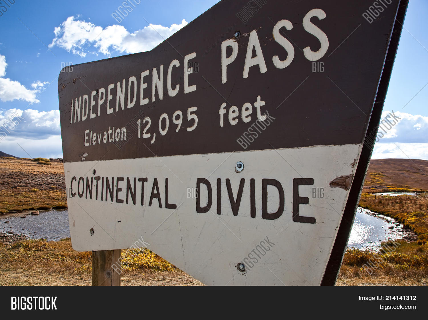 Independence Pass Sign Image & Photo (Free Trial) | Bigstock