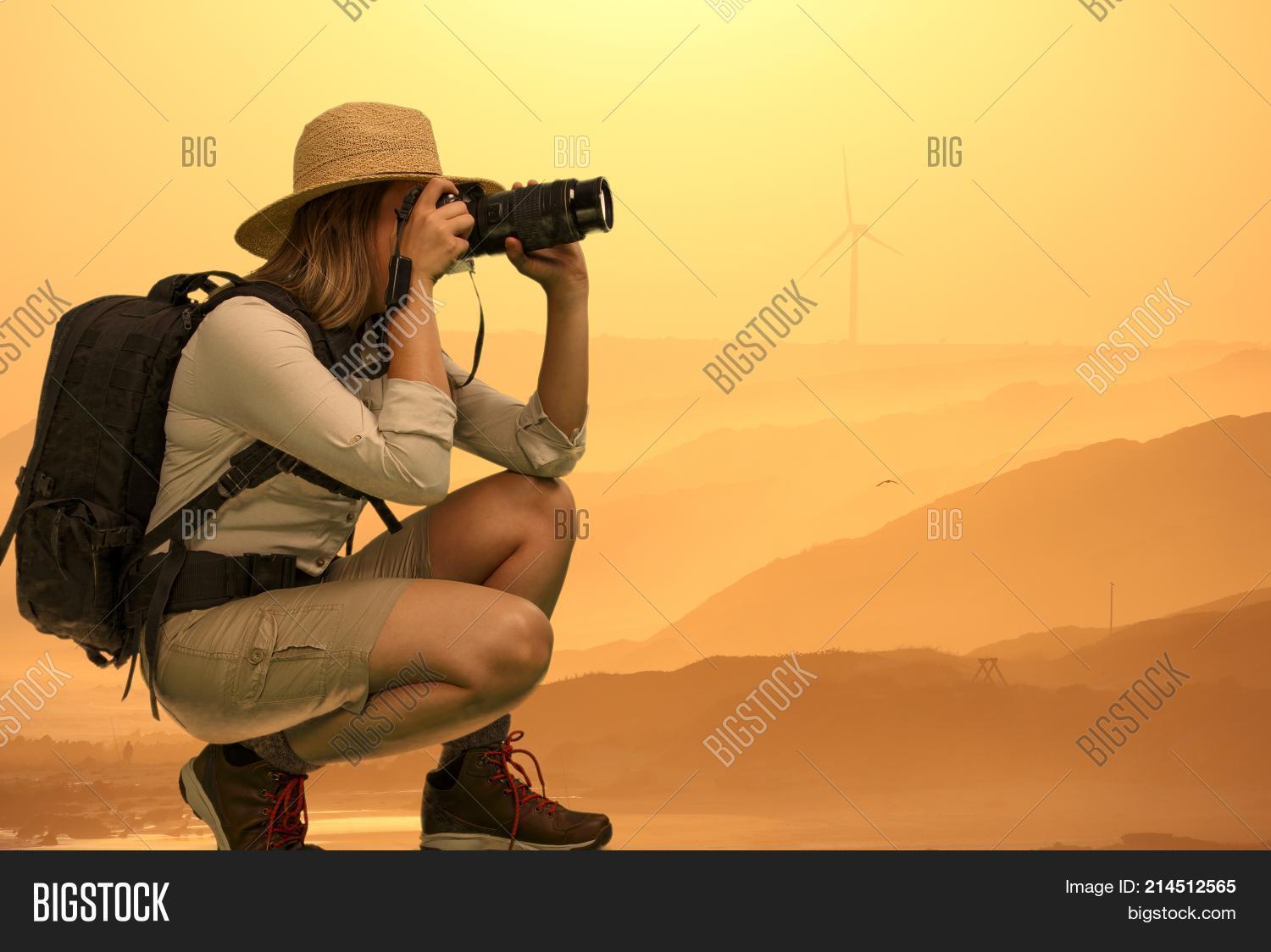 Pretty Lady Safari Image & Photo (Free Trial) | Bigstock