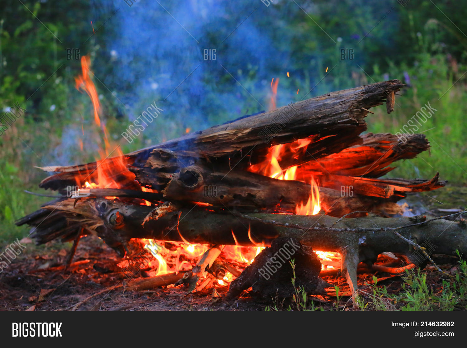 Burning Woods Camp Image & Photo (Free Trial) | Bigstock