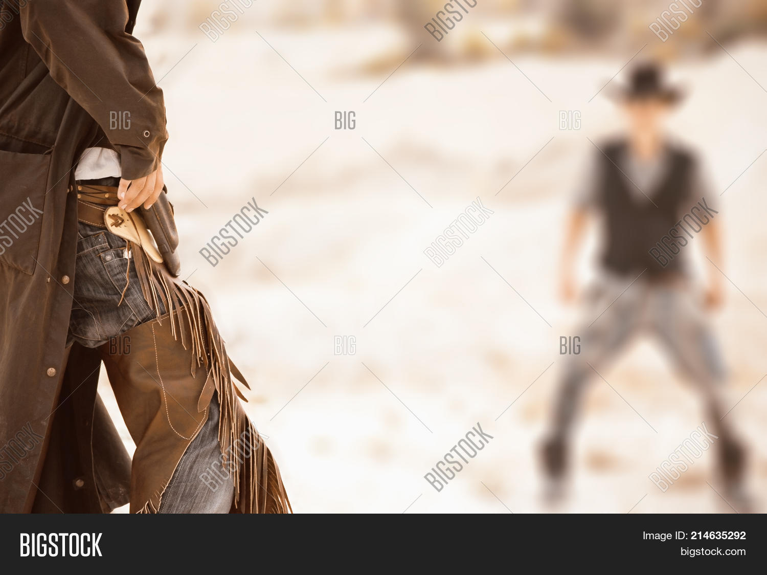 Duel Between Cowboys. Image & Photo (Free Trial) | Bigstock