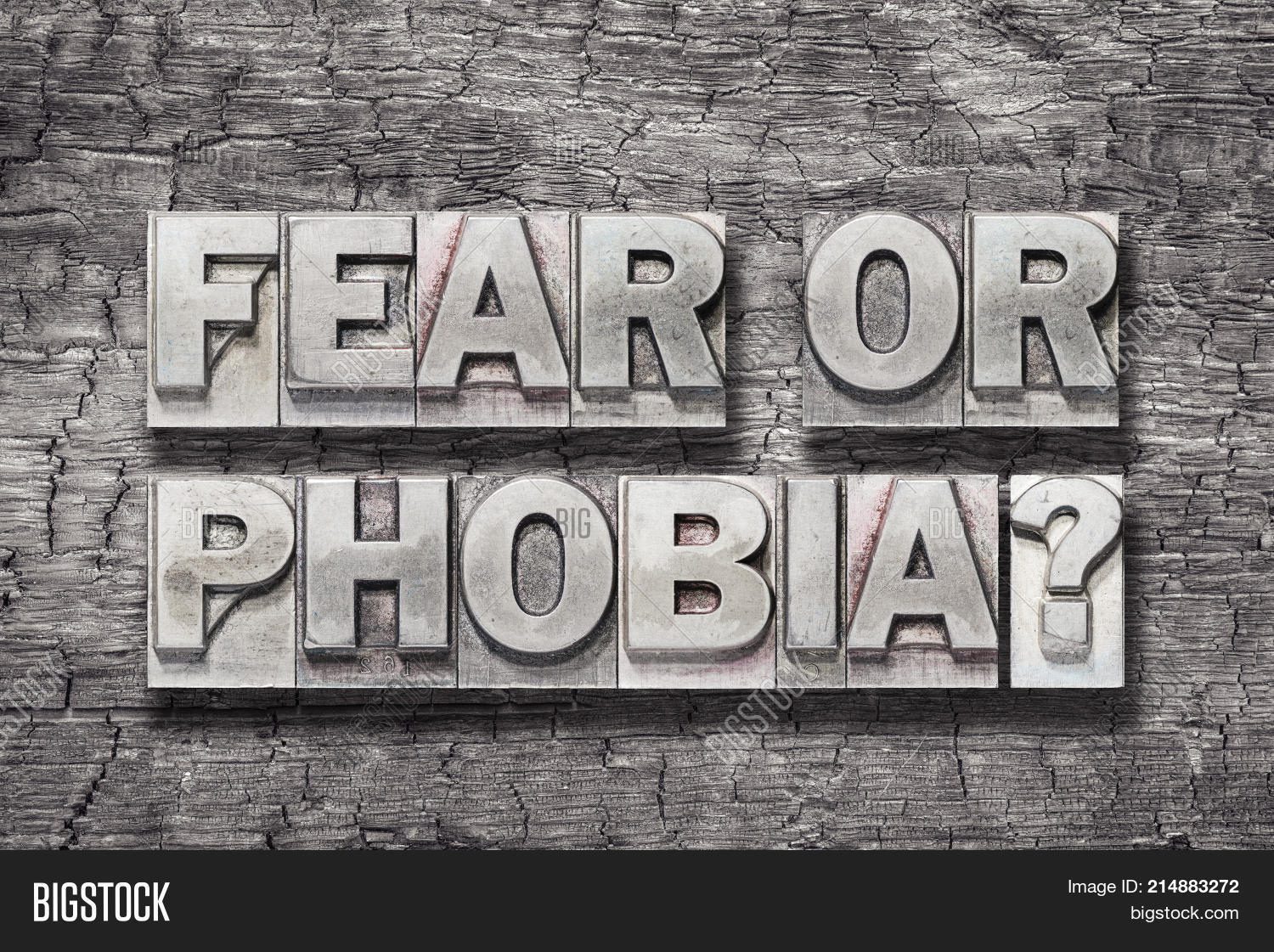 Fear Phobia Wood Image & Photo (Free Trial) | Bigstock